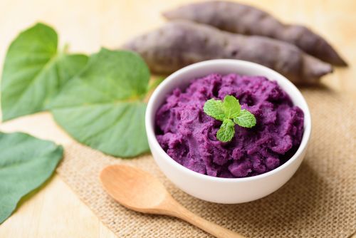 Purple potato mousse | Romagnoli F.lli Spa